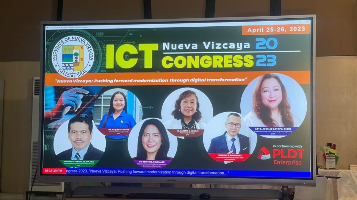 Nueva Viscaya's ICT Congress 2023 - iSCENE